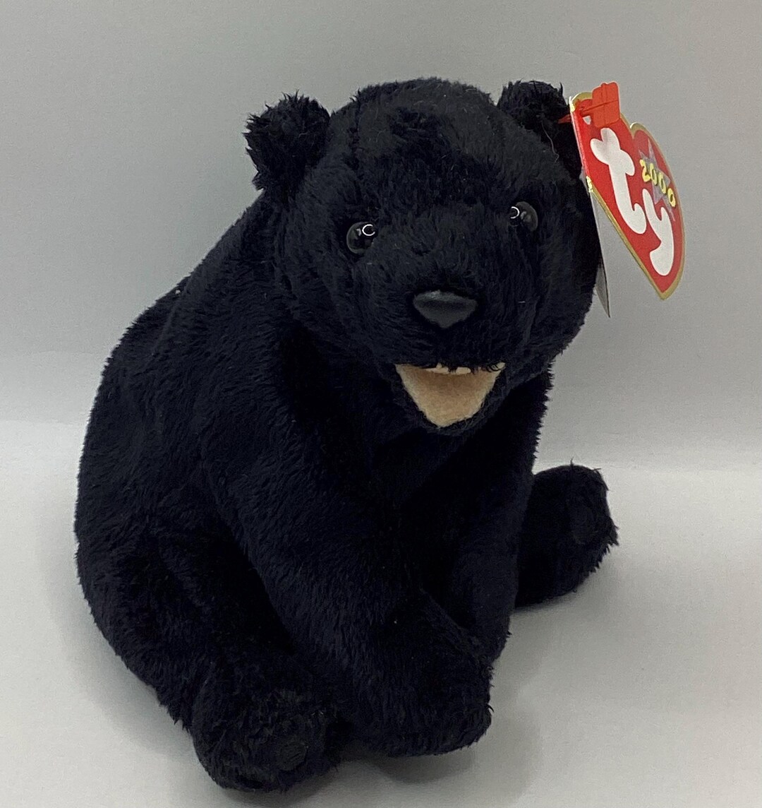 Cinder Black Bear TY Beanie Baby - Etsy