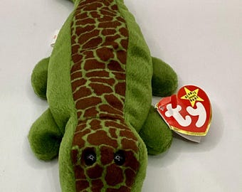 Ally the Alligator Vintage Beanie Baby - Etsy