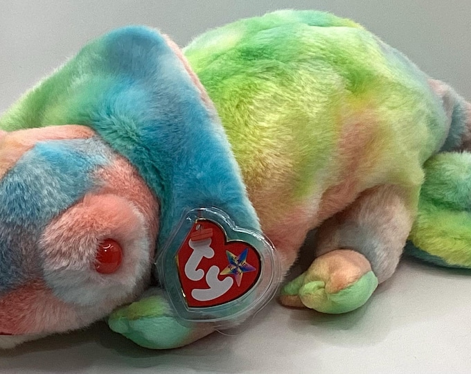 Rainbow The Chameleon Ty Beanie Buddy Etsy