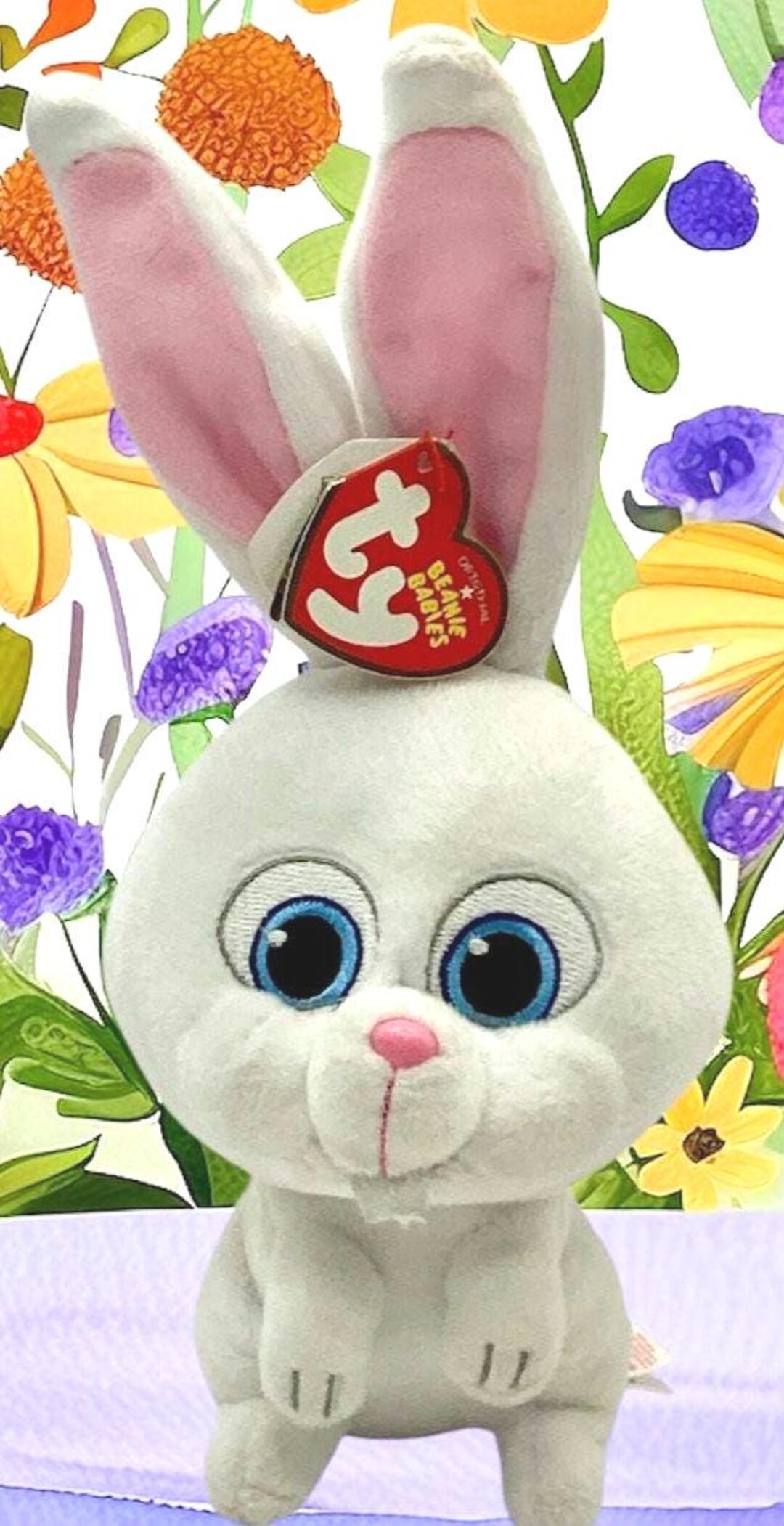 Snowball the Secret Life of Pets TY Beanie Baby Rabbit - Etsy
