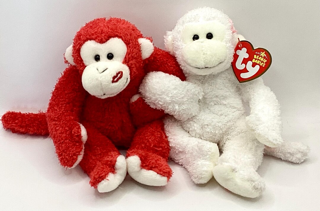 Cheek to Cheek Monkey Beanie Babies - Etsy