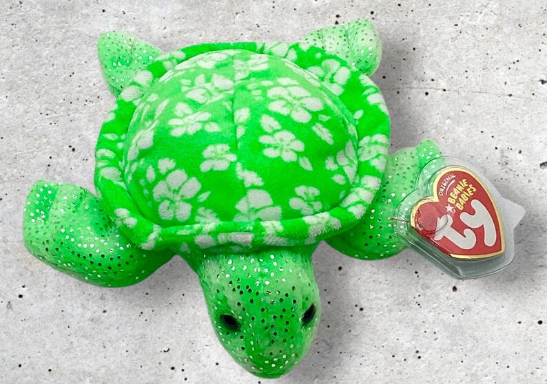 Sunrise the Turtle TY Beanie Baby - Etsy