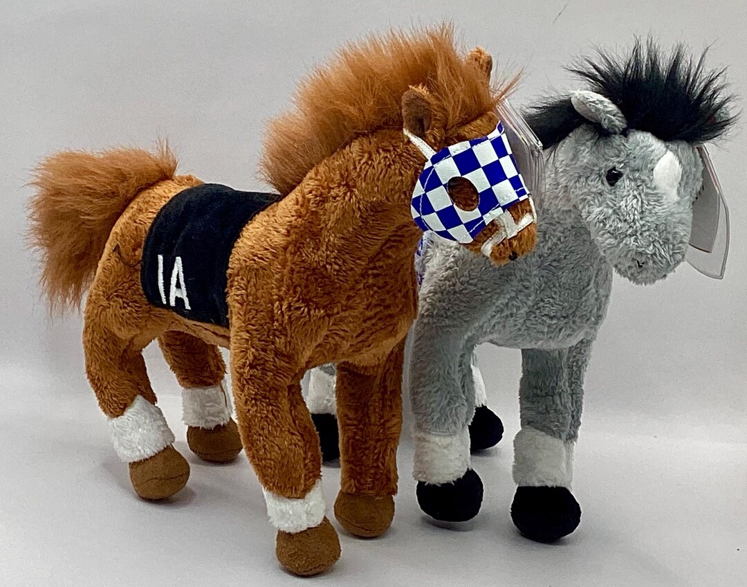 Secretariat & Derby 133 Beanie Baby Race Horses - Etsy