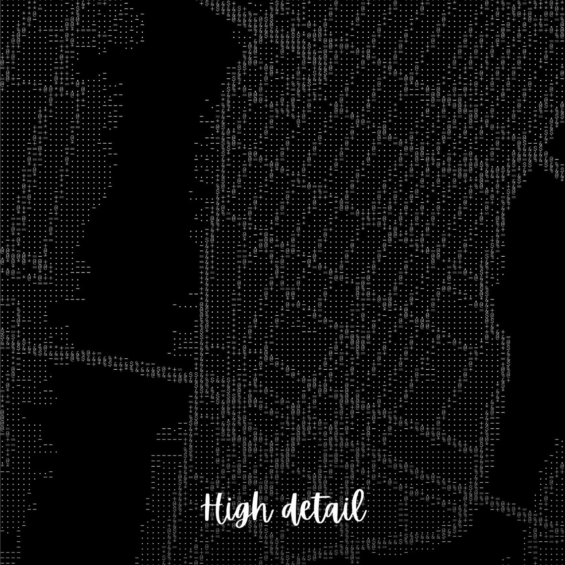 Custom ASCII City Map Digital Download Minimal Digital - Etsy Custom ASCII City Map Digital Download Minimal Digital - Etsy