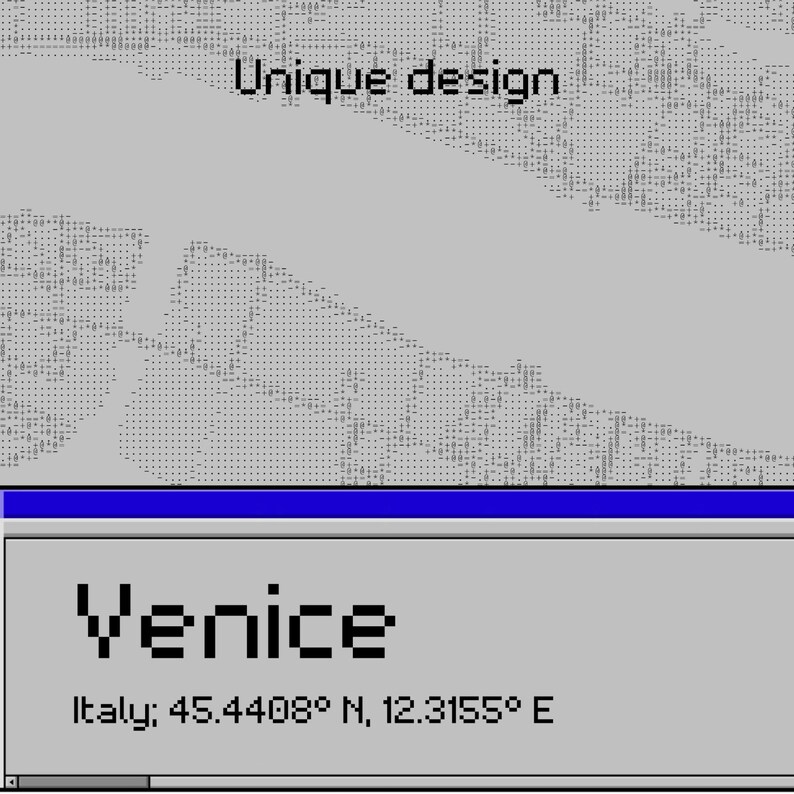 Custom ASCII City Map Digital Download Retro Digital Wall - Etsy Custom ASCII City Map Digital Download Retro Digital Wall - Etsy