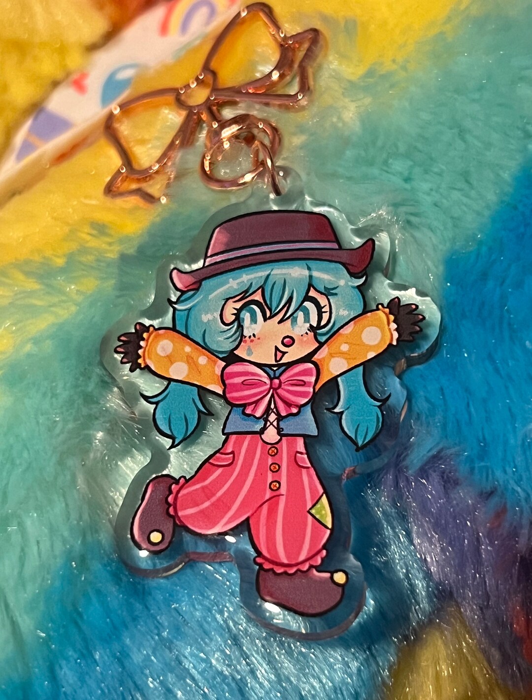 Karakuri Pierrot Miku 2.5” Acrylic Keychain - Etsy