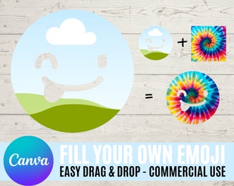 Emoji Canva Frame - Etsy