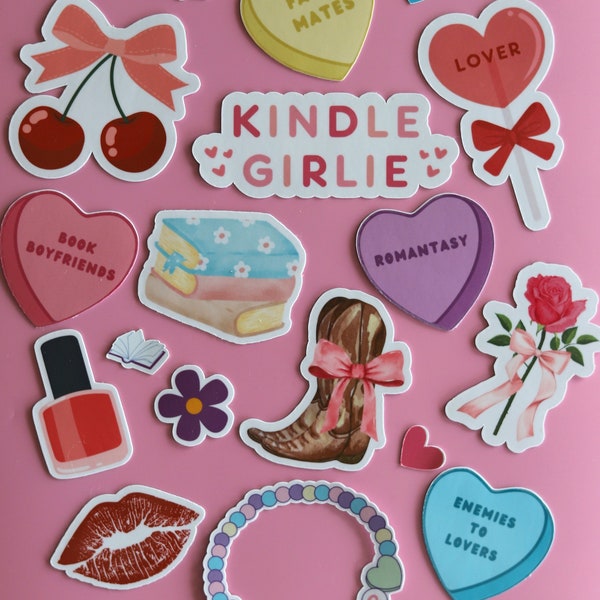 Cute Kindle Sticker Bundle - Etsy
