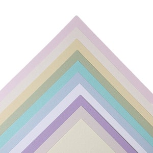 Bazzill Soft Pastels Cardstock Variety Pack -10 Sheets Spring 12x12 ...