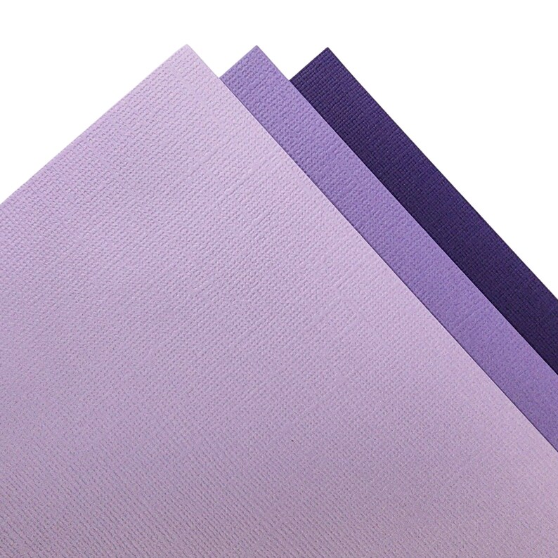 Bazzill Mono Grape Purple Cardstock Variety Pack - 9 Sheets 12x12 ...