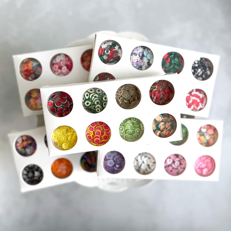 Set of 40 CLAY SHAKER BITS for Shaker Cards Resin Crafts and More ...