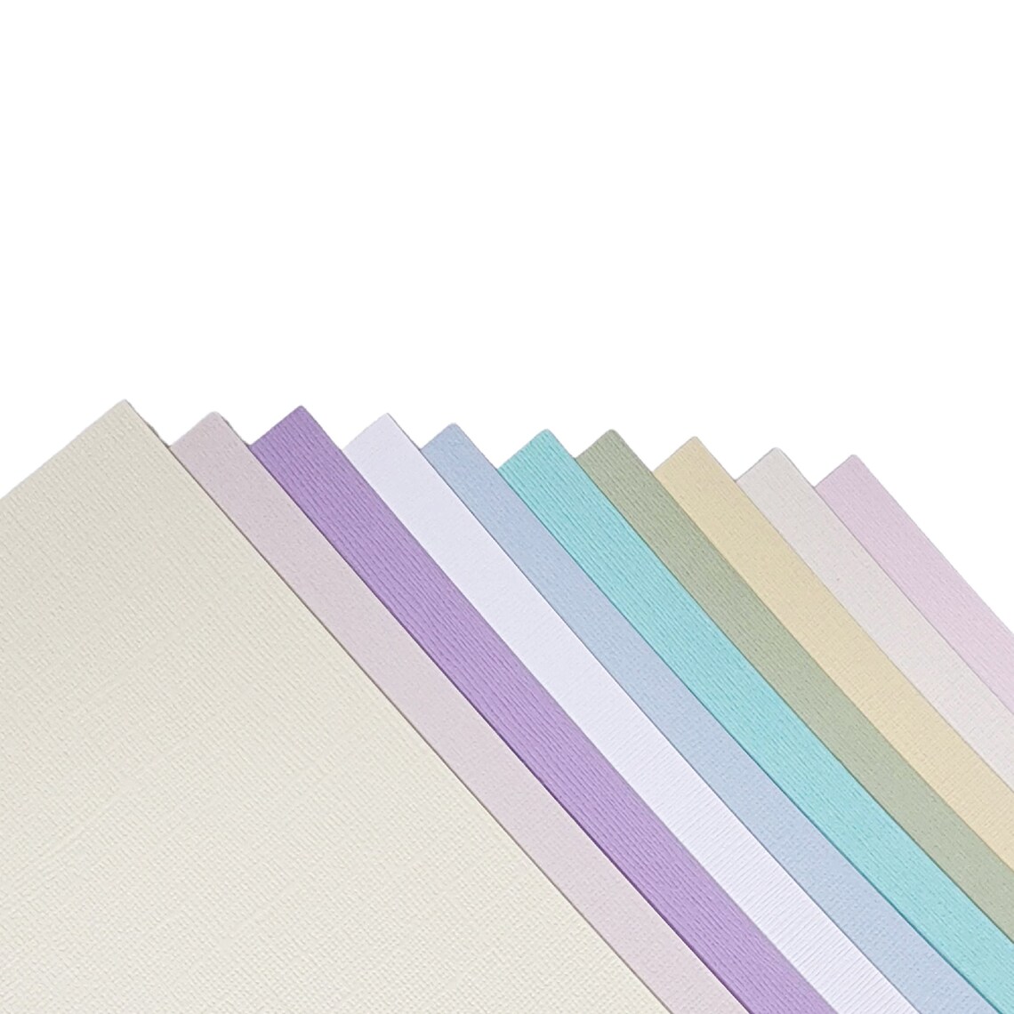 Bazzill Soft Pastels Cardstock Variety Pack -10 Sheets Spring 12x12 ...