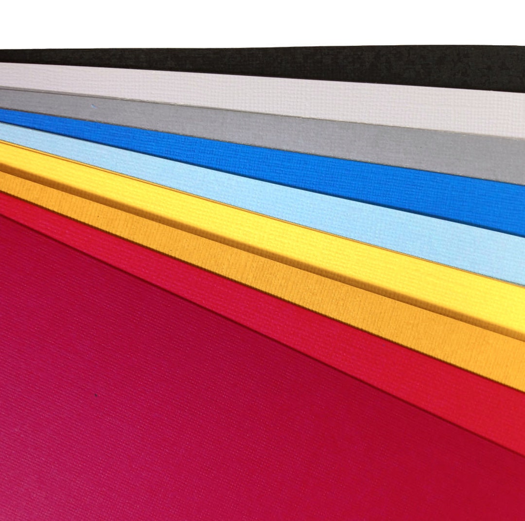 Theme Park Cardstock Variety Pack 18 Sheets Bazzill 12x12 Textured ...