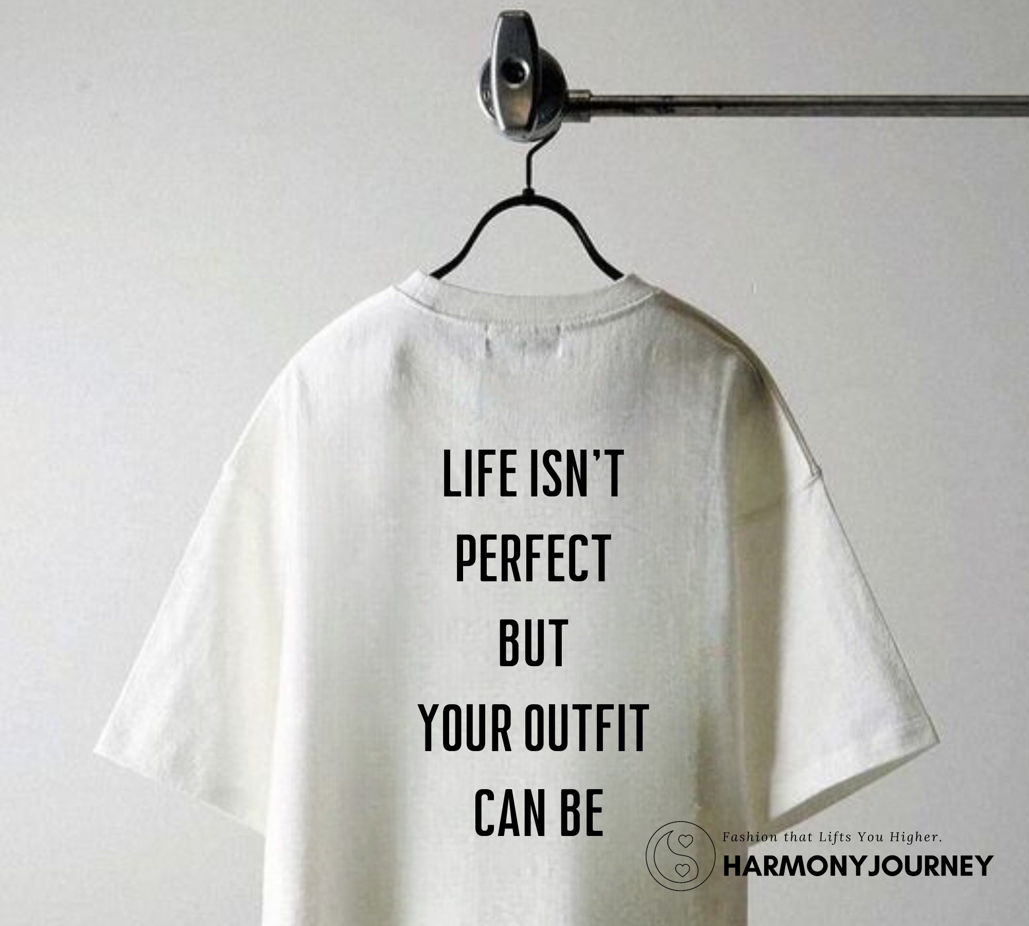 Basic Text T-Shirt, Minimalist Design Tee, Unisex White Shirt, Simple ...