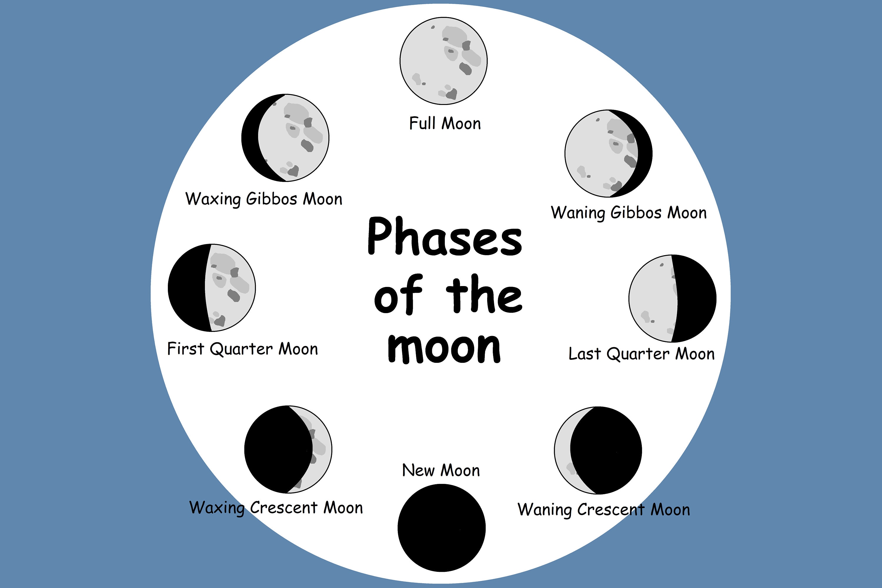 Phases of the Moon - Etsy