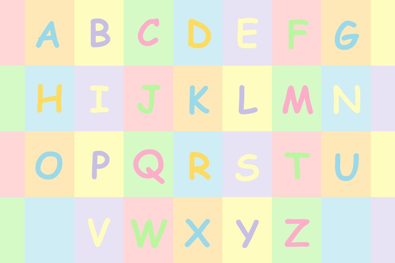 Alphabet - Etsy