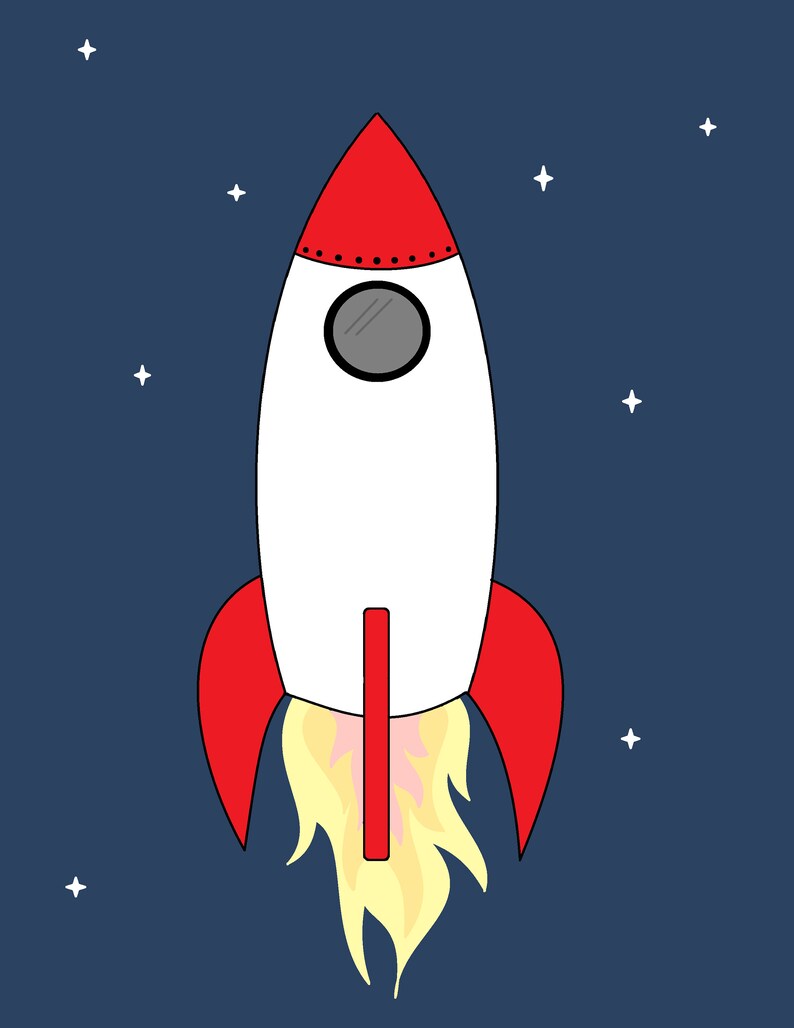 Ladybug, Rocket, Fish - Nursery Art - Etsy