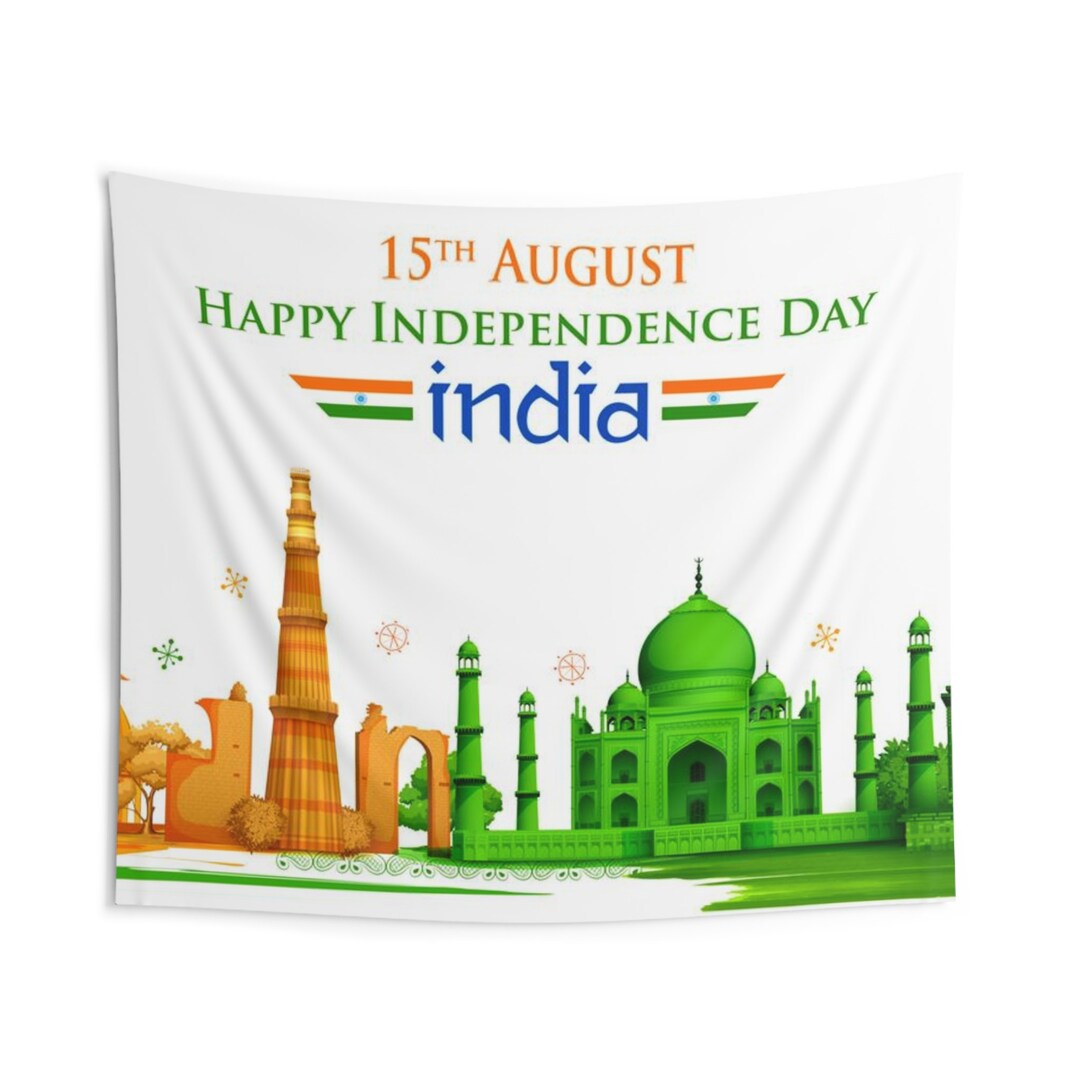 India Independence Day Indoor Wall Tapestries - Etsy