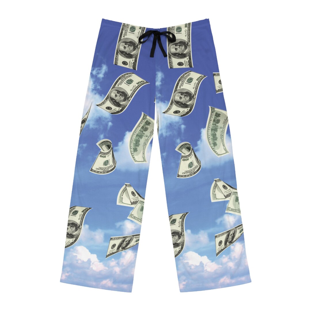 Men's Flying Money Pajama Pants - Etsy