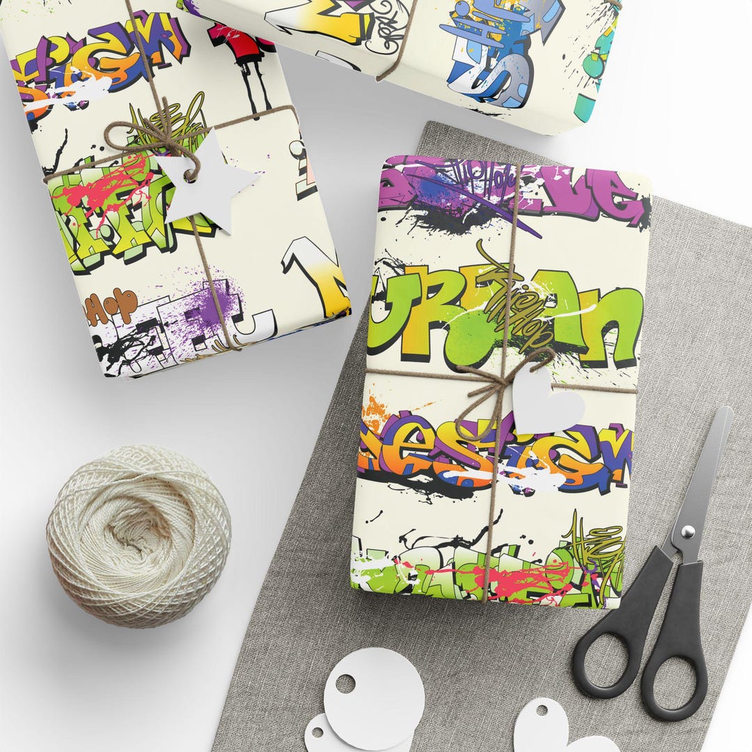 Graffiti Wrapping Papers - Etsy