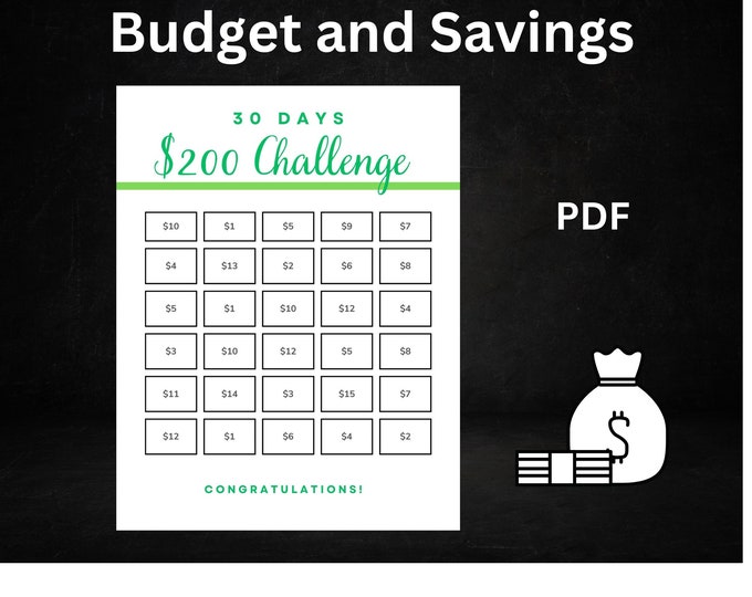 Mini Savings Challenge ~ Bank Account Buffer ~ Save 400 Dollars ~ Low ...