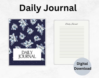 Daily Journal Printable PDF - Etsy
