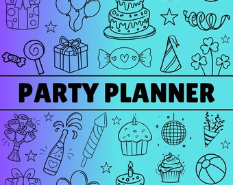 Party Planner,party Planner Editable,party Planner Digital,party ...