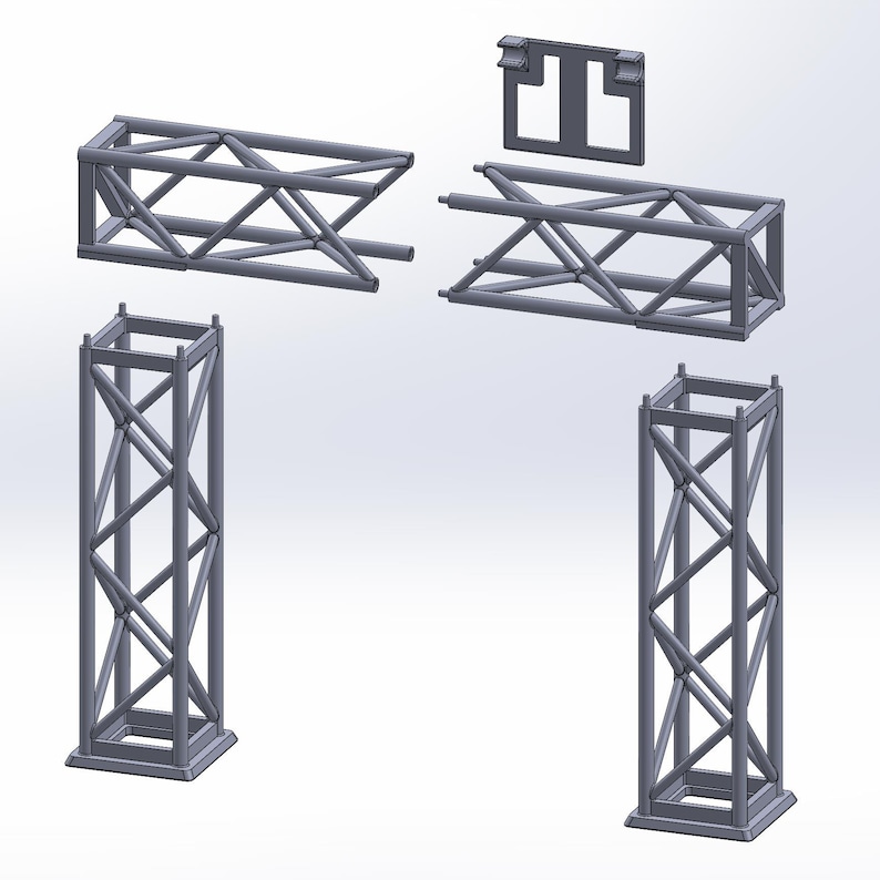 3D Files to Print Truss Gate - Etsy