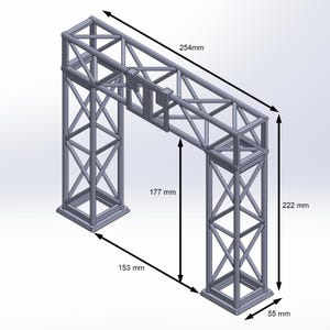 3D Files to Print Truss Gate - Etsy