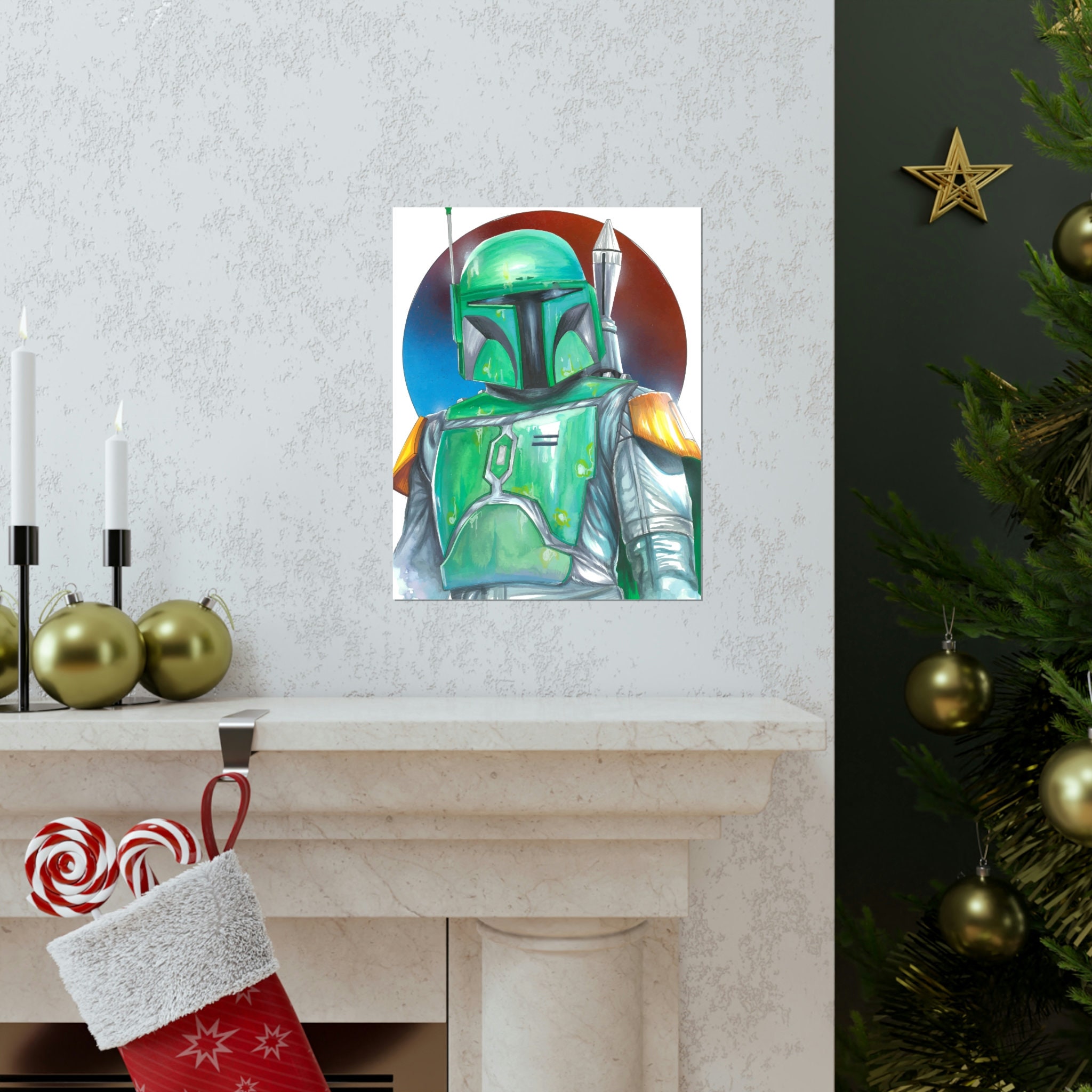 Boba Fett Premium Matte Poster - Etsy