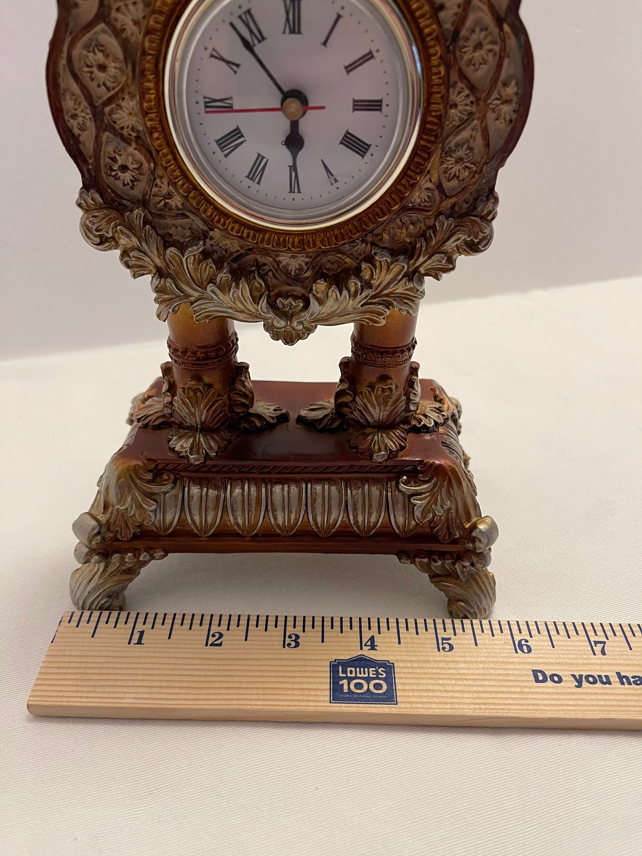 Bella Casa Ganz Ornate Mantle Clock Antique and Beautiful - Etsy