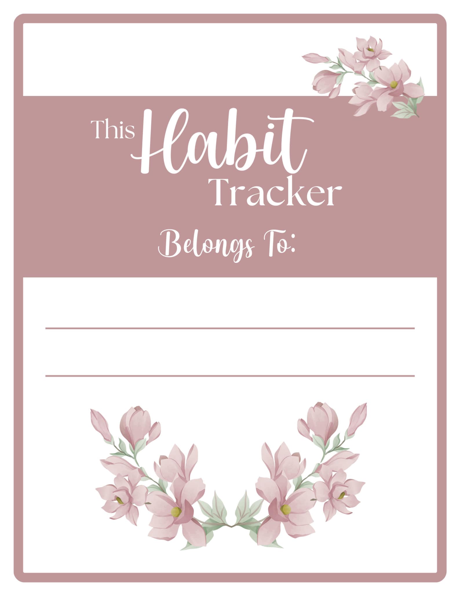 Daily Weekly Monthly Habit Tracker: Set Yourself up for Success ...