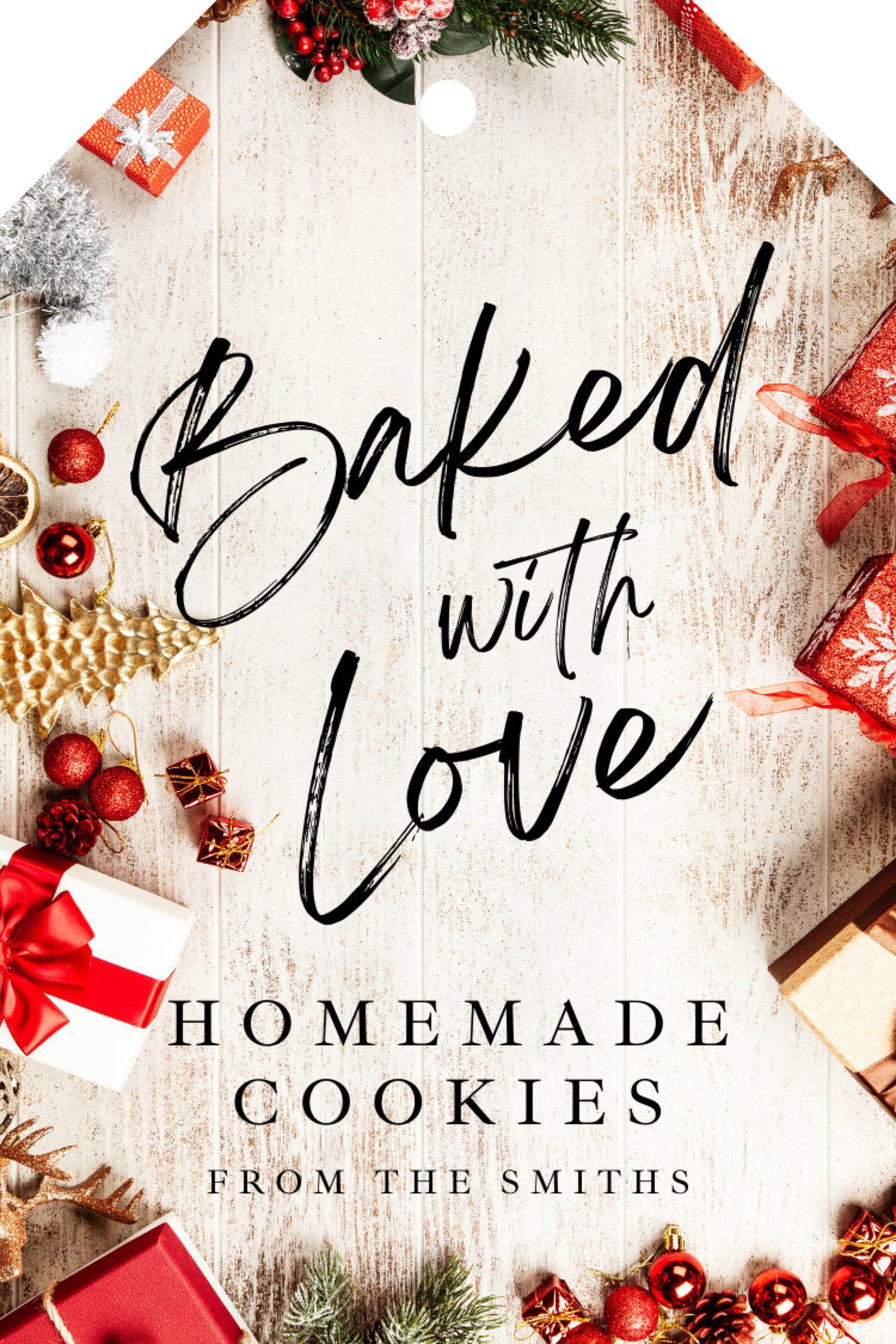 Gift Tag Printable, Gift Tag Printable, Christmas Cookie Tag ...