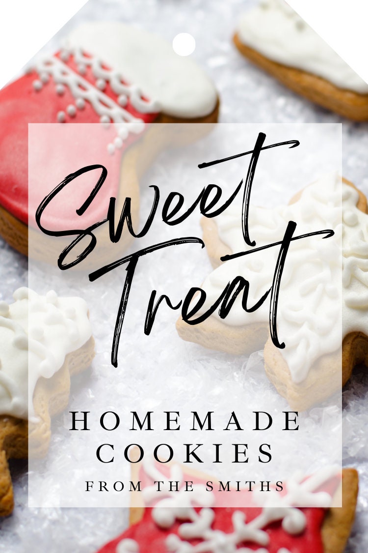 Gift Tag Printable, Gift Tag Printable, Christmas Cookie Tag ...