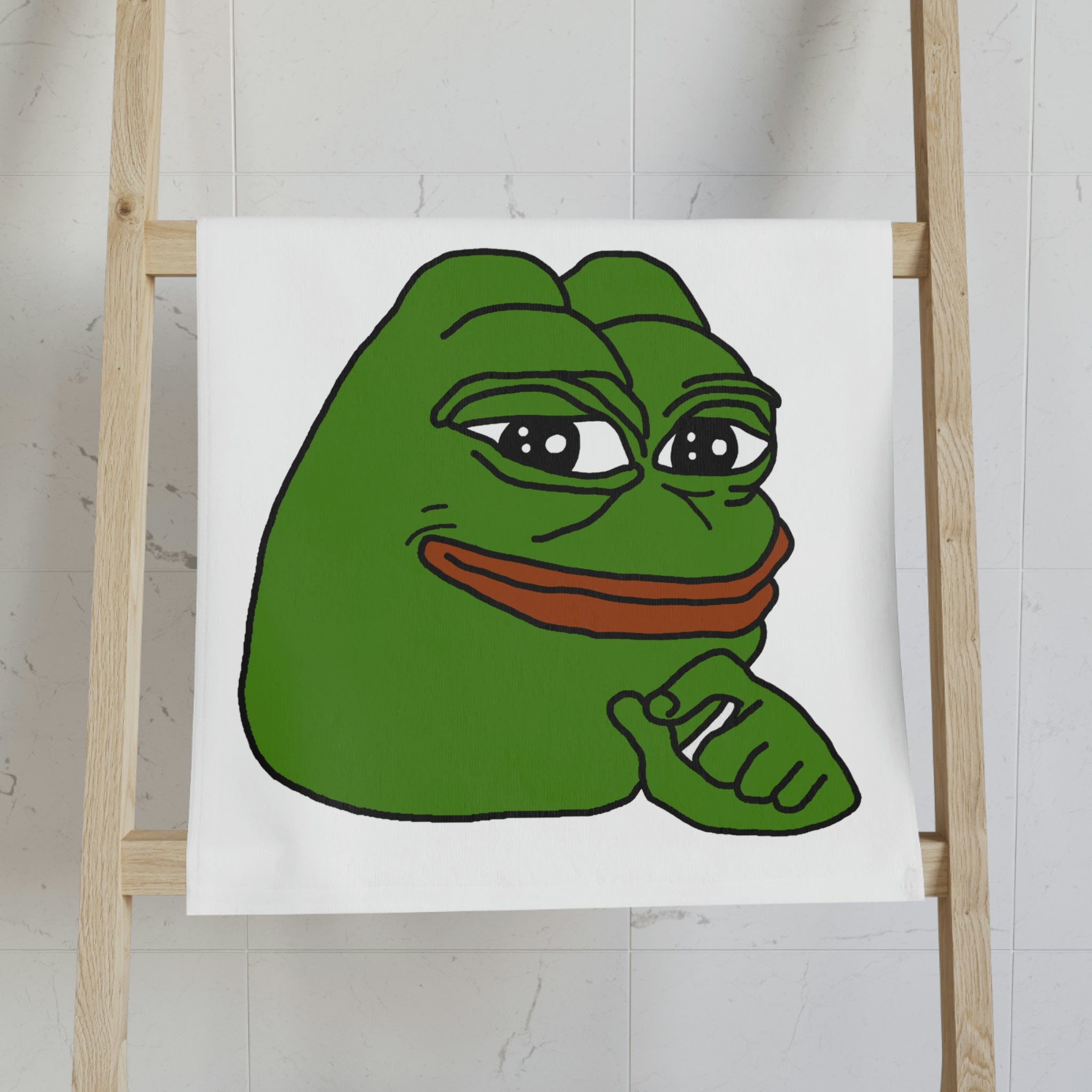Pepe the Frog Hand Towel You Come Around Here Often Funny Meme Bathroom ...