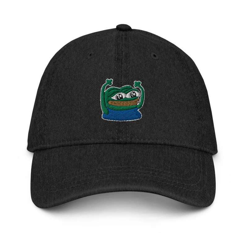 Embroidered Hat Happy Peepo | Peepo the Frog Meme Happy Pepe | Funny ...
