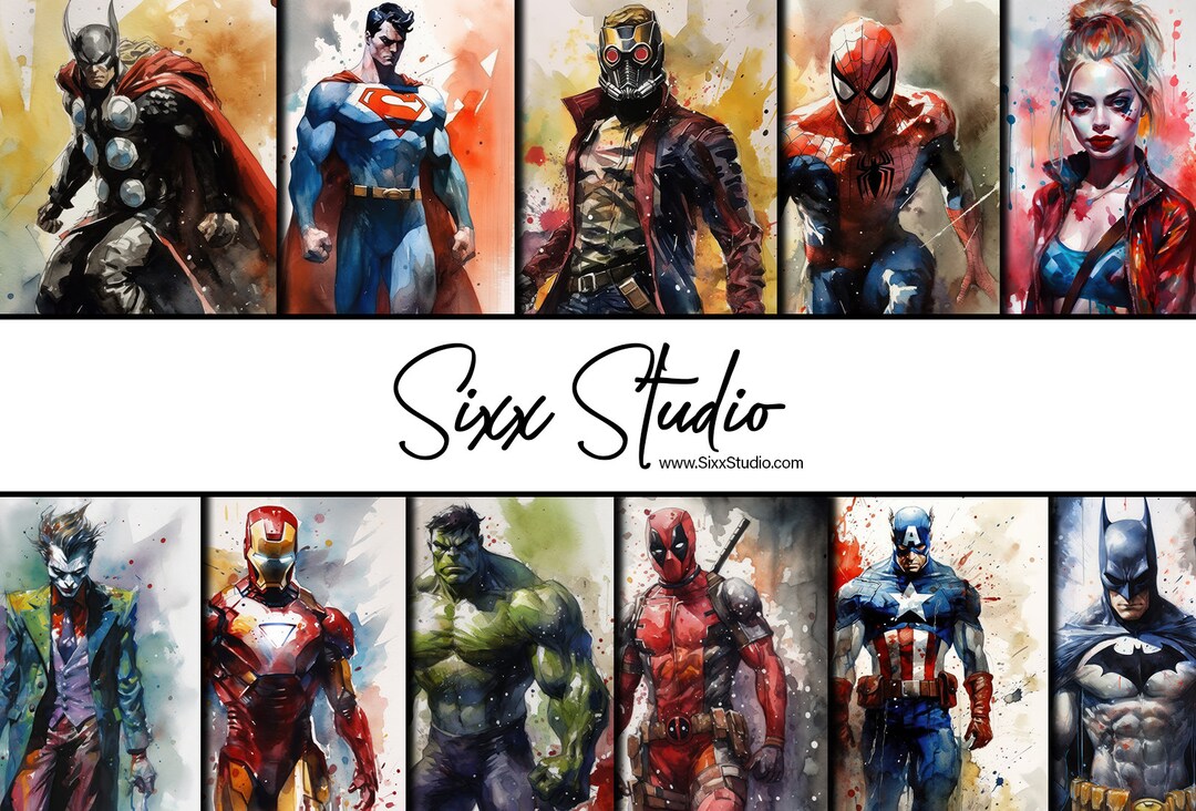 Digital Water Color Fan Art Large Format 9999 X 14999 Dimensions - Etsy