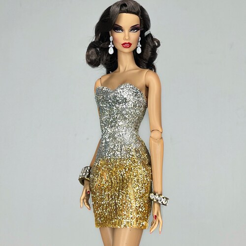 Glitter Dress Fashion Royalty Integrity Toys Clothes - Etsy