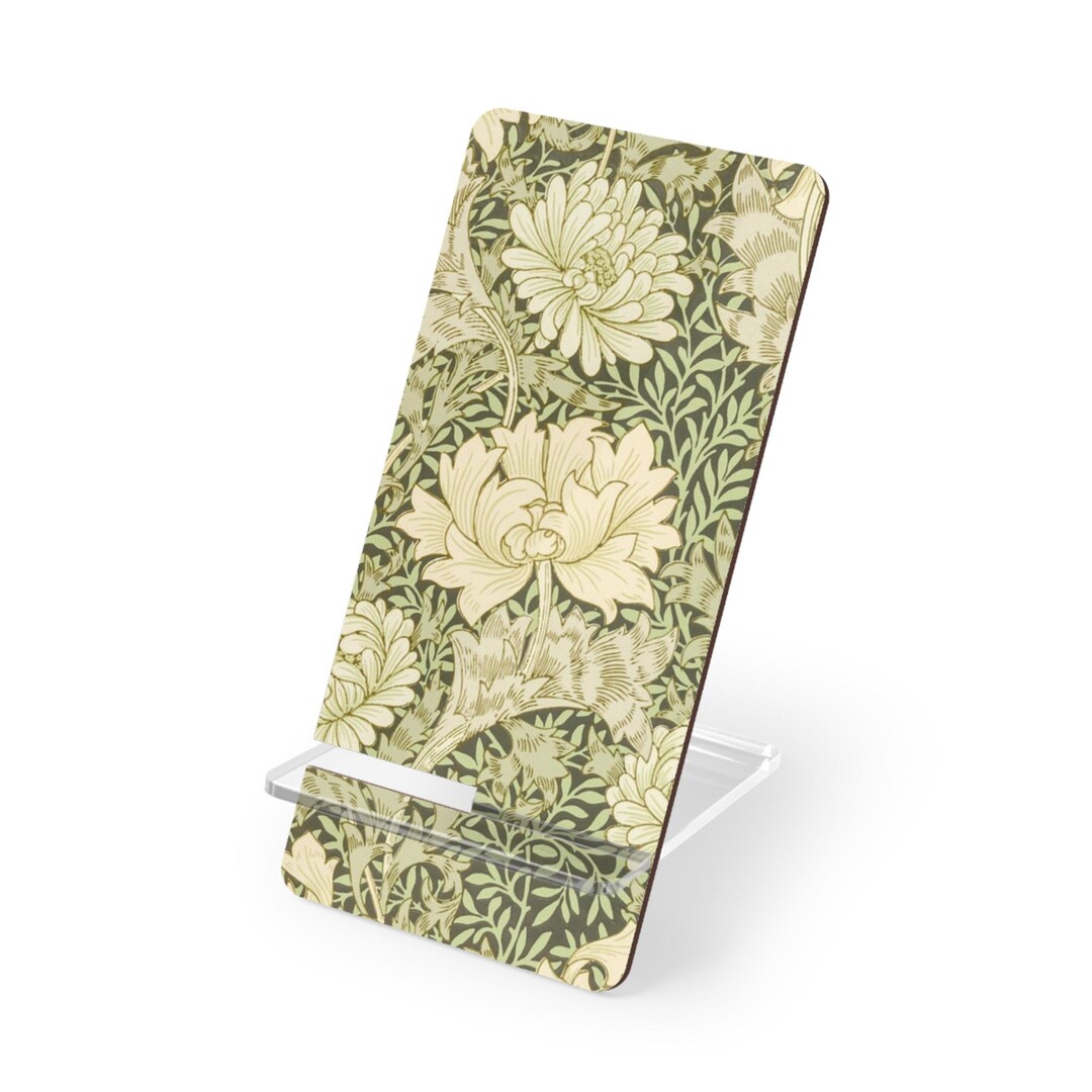 William Morris Inspired Mobile Display Stand for Smartphones, Botanical ...