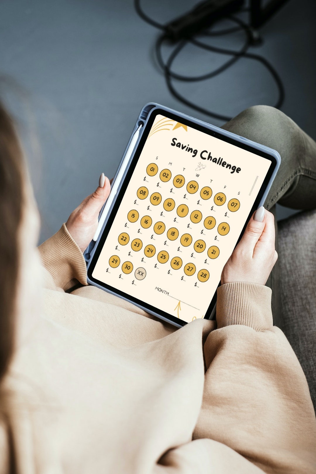 Money Saving Challenge, Savings Tracker Printables, Savings Tracker ...