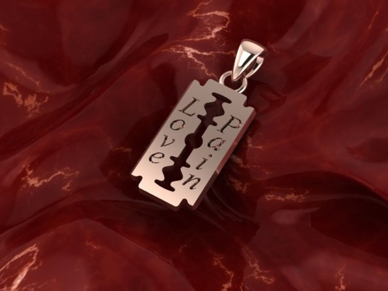 Razor Blade 3D Design File, Love and Pain - Etsy
