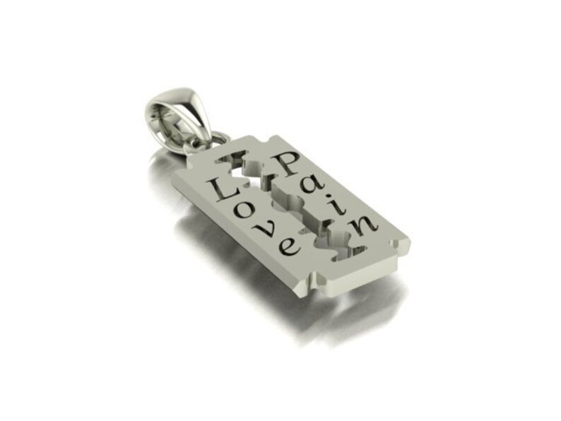 Razor Blade 3D Design File, Love and Pain - Etsy