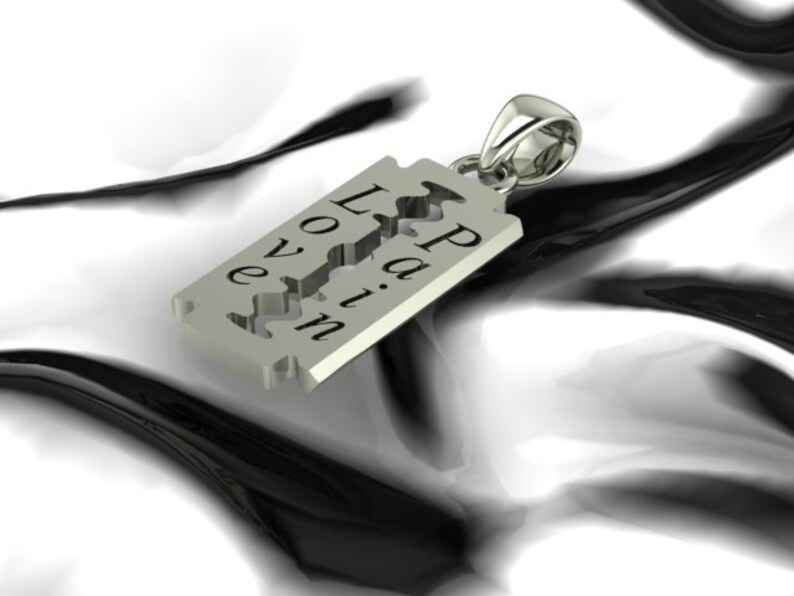 Razor Blade 3D Design File, Love and Pain - Etsy