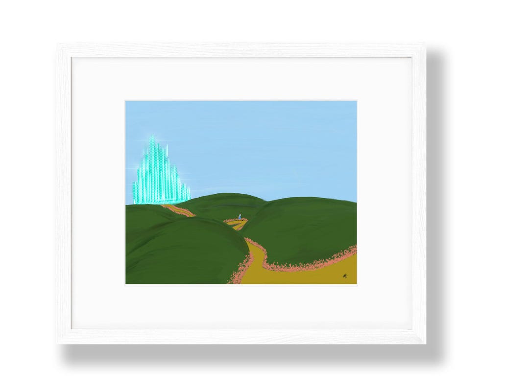 Wizard of Oz, Emerald City, Art Print - Etsy