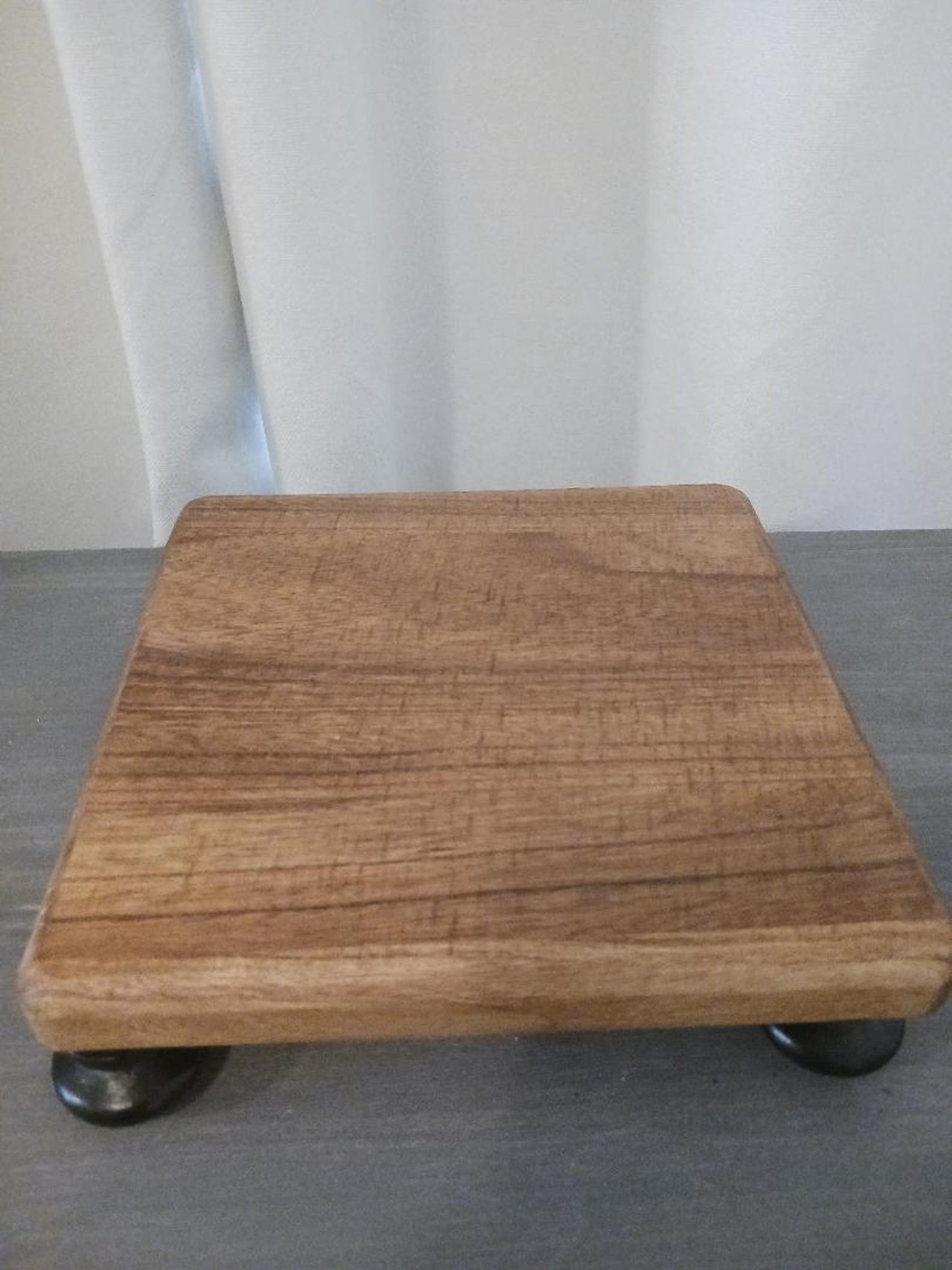 Rustic Farmhouse Wood Riser: Square Plant or Candle Display - Etsy
