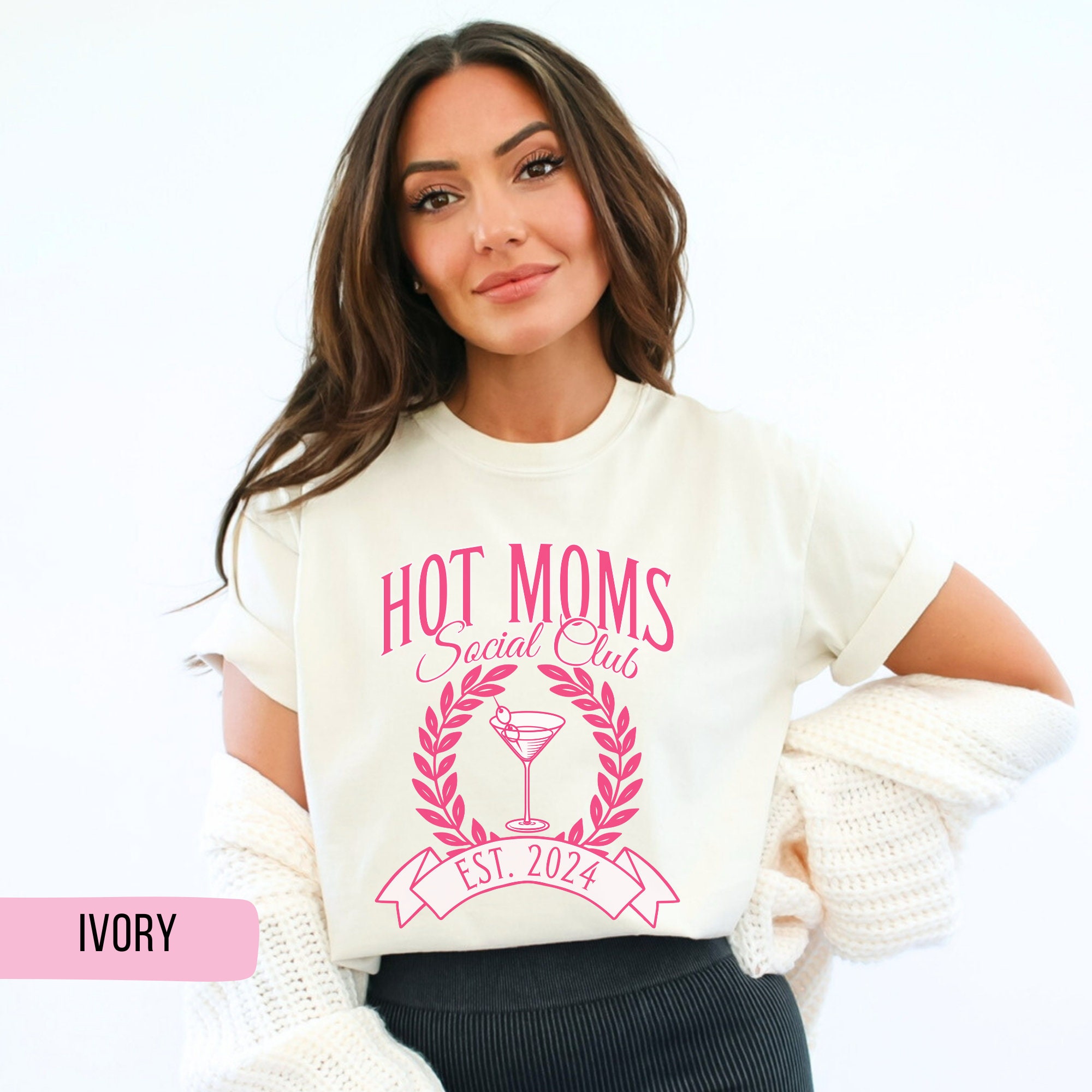 Hot Moms Social Club Shirt Hot Mom Summer New Mom T Social Club
