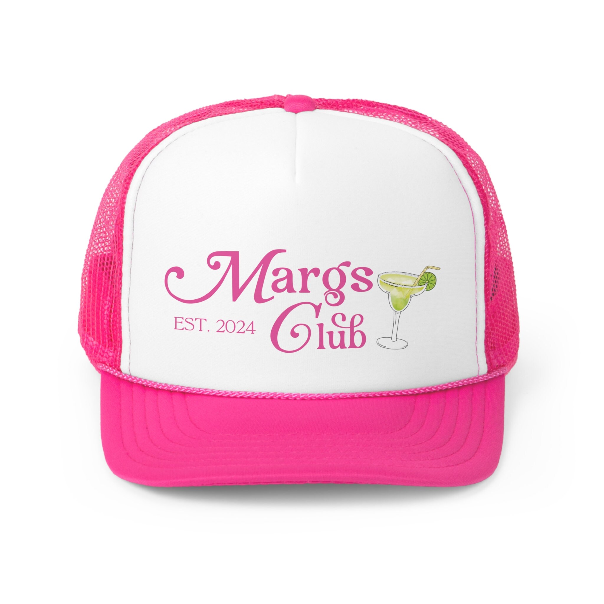 Margs Club Trucker Hat, Margarita Baseball Hat, Summer Party Hat ...