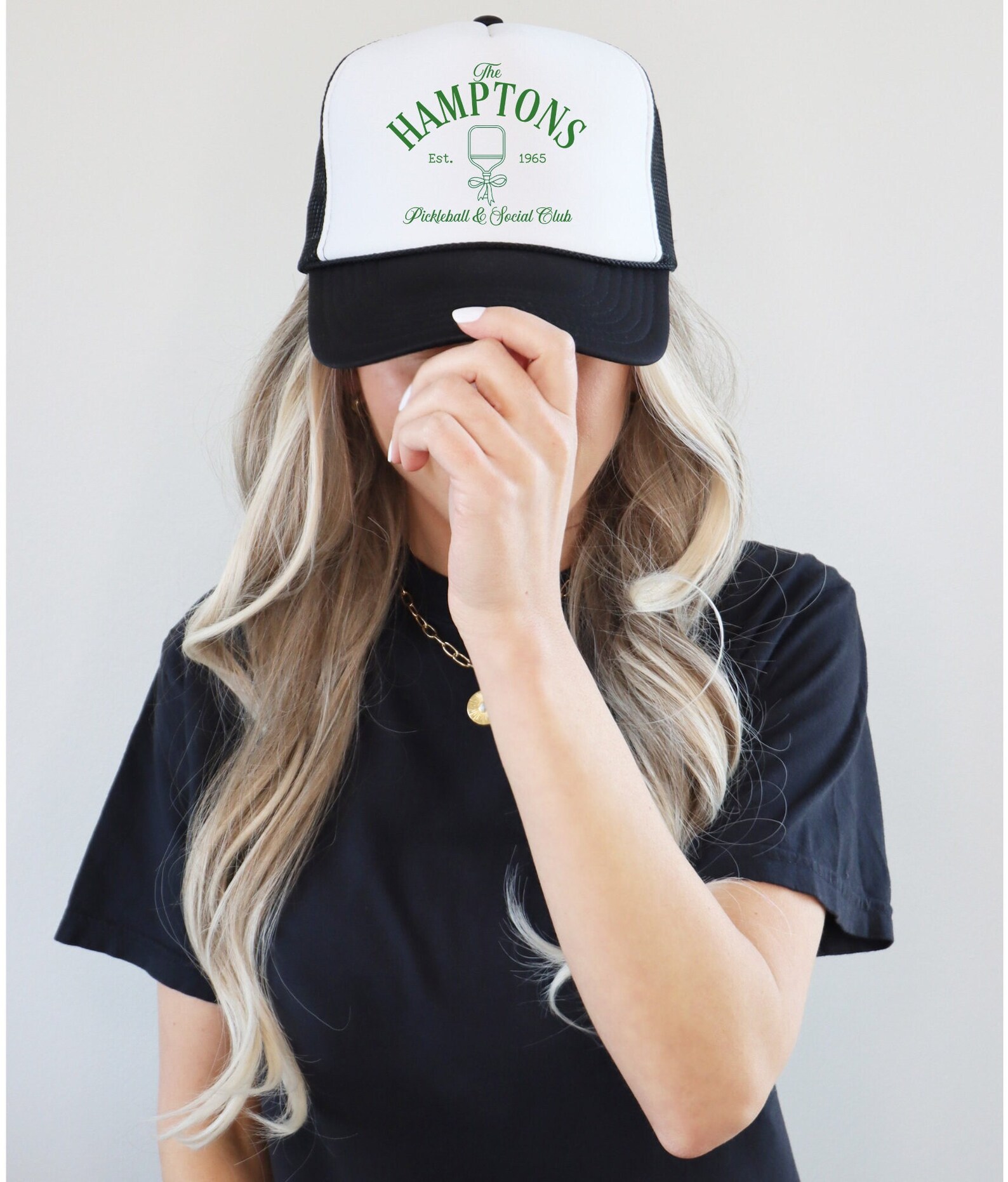 The Hamptons Pickleball Club Trucker Hat, Pickleball and Social Club ...