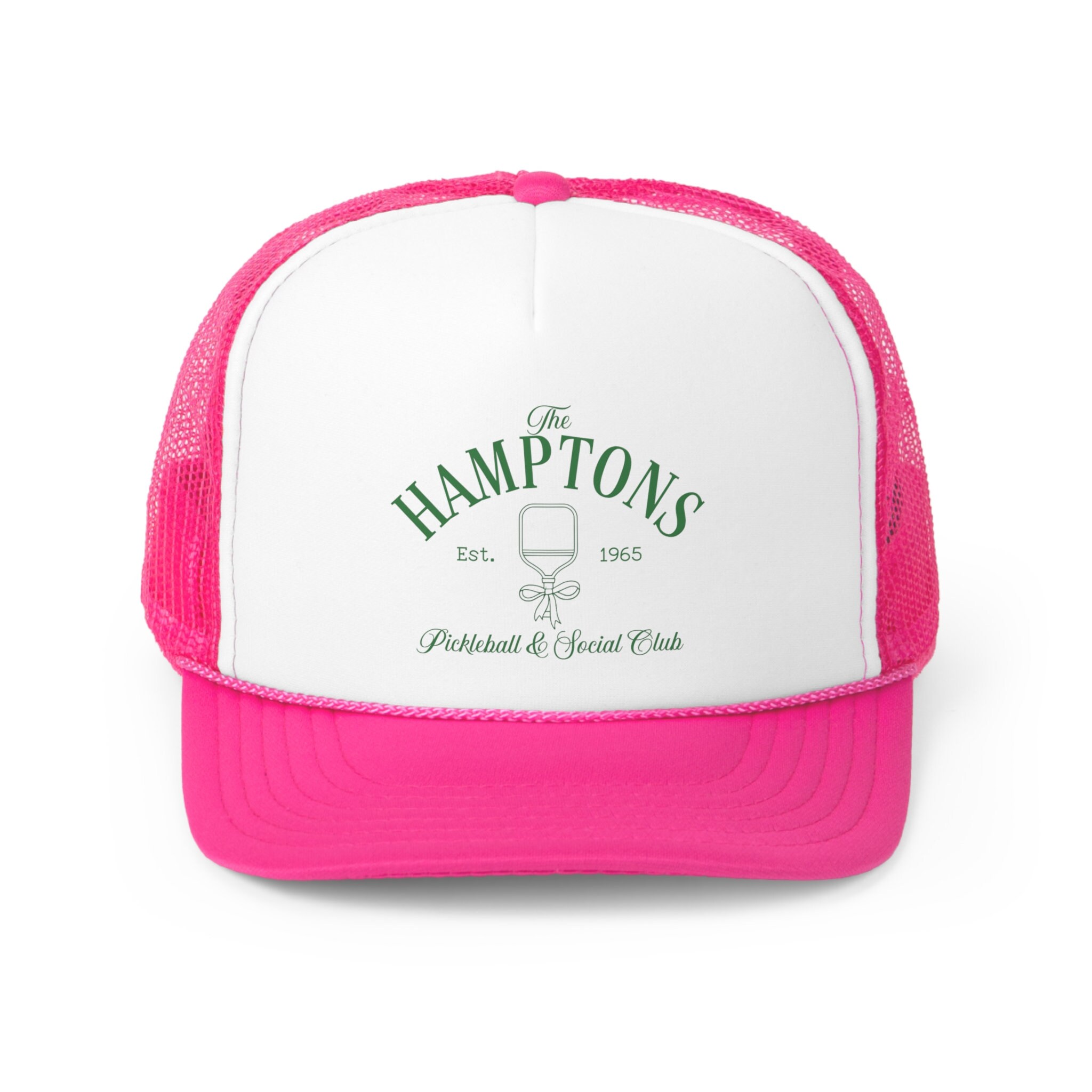 The Hamptons Pickleball Club Trucker Hat, Pickleball and Social Club ...