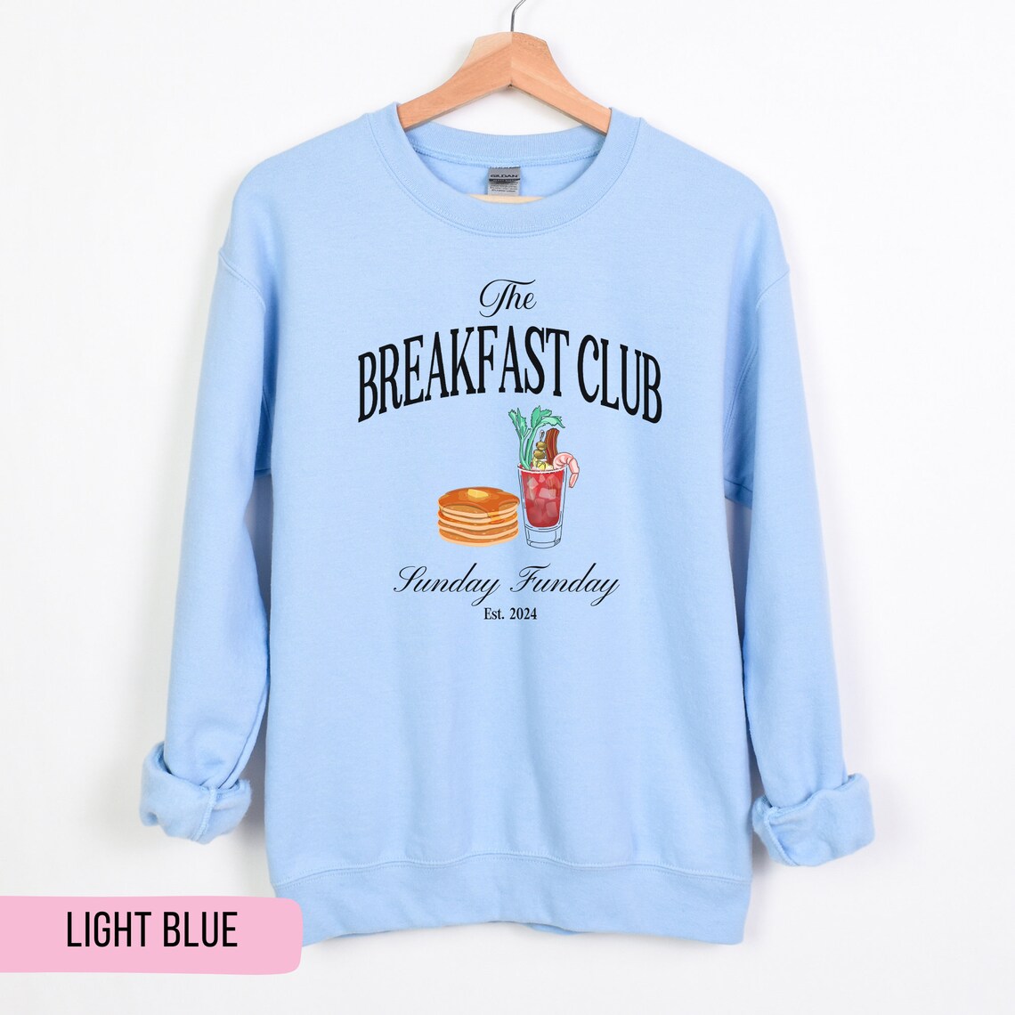 Breakfast Club Aesthetic Sweatshirt, Brunch Babes Sweatshirt, Sunday ...